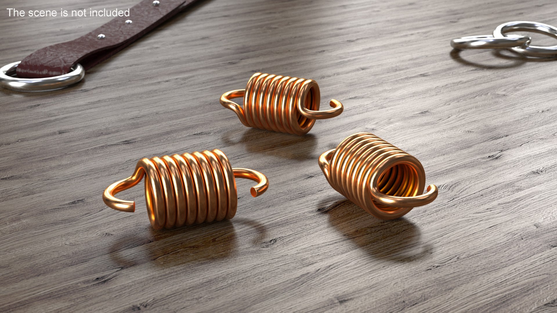 3D Thick Copper Spring Model - TurboSquid 2223962