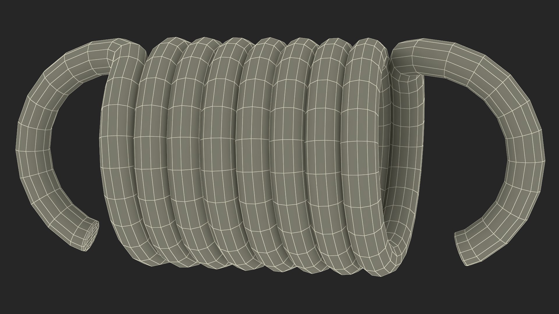 3D Thick Copper Spring Model - TurboSquid 2223962