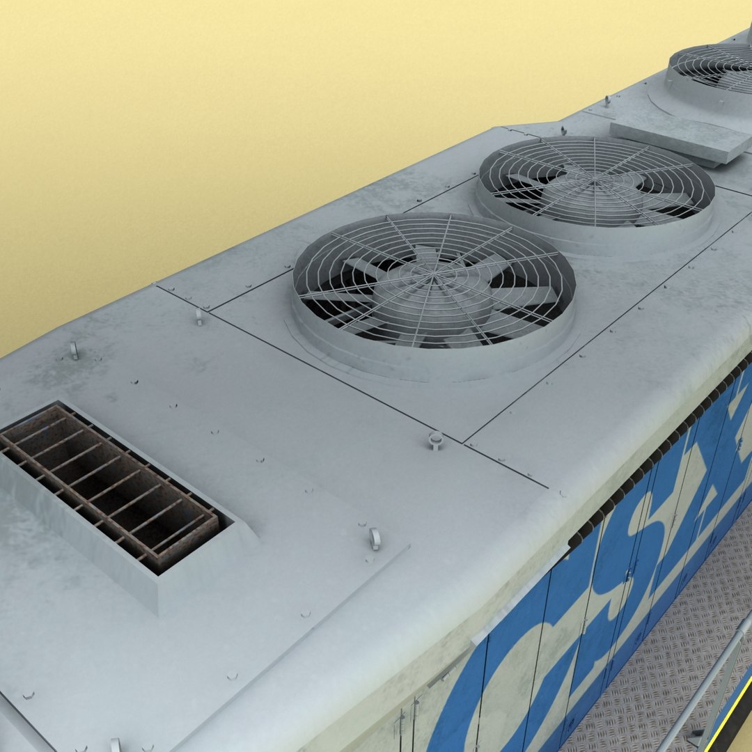 3ds Max Emd Sd40-2 Engines Csx