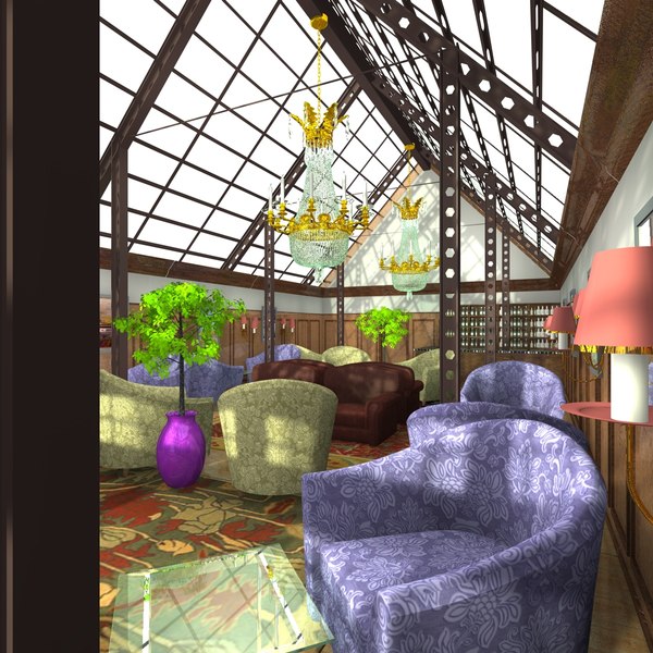 3D Conservatory Models | TurboSquid