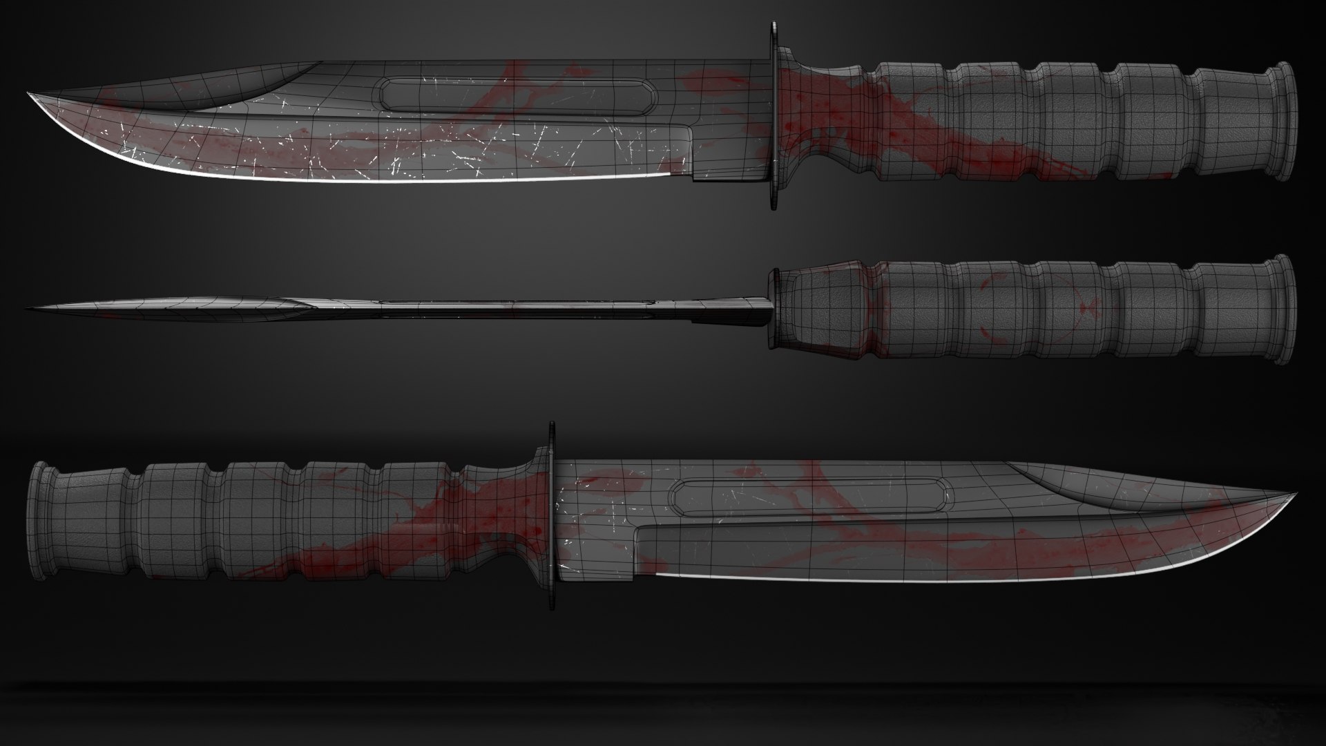 3D Military Fox Knife - TurboSquid 2162194