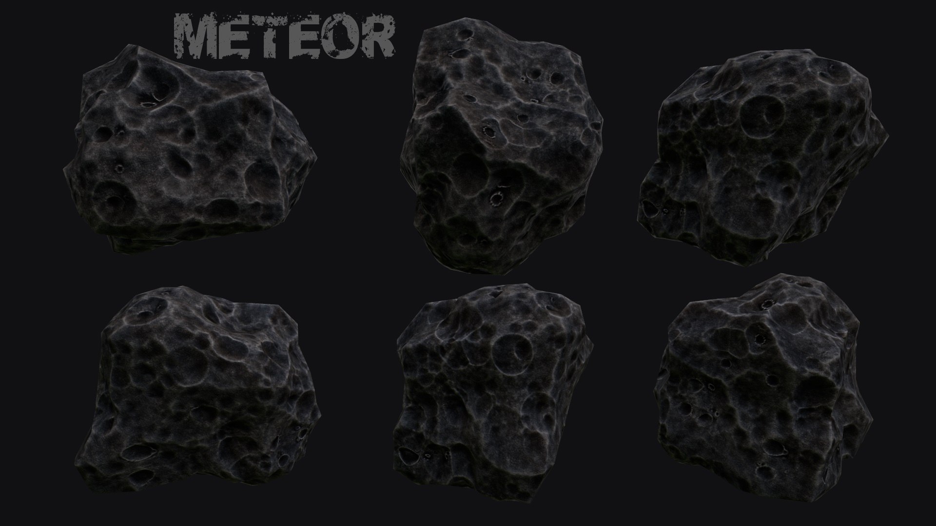 3d Model Of Meteor