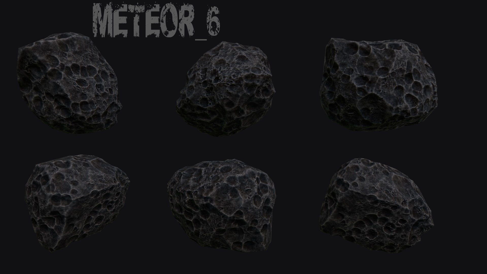 3d Model Of Meteor