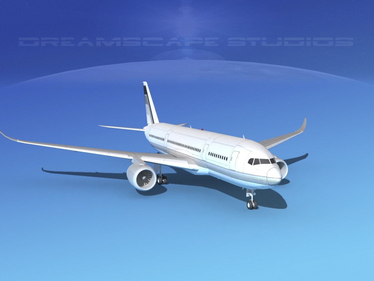 3d Airbus A350
