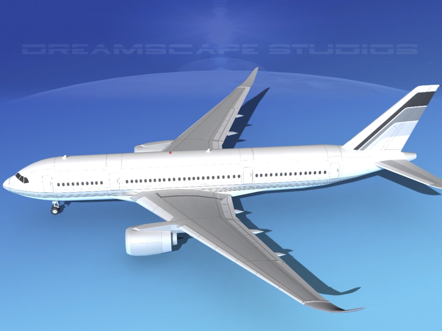 3d Airbus A350