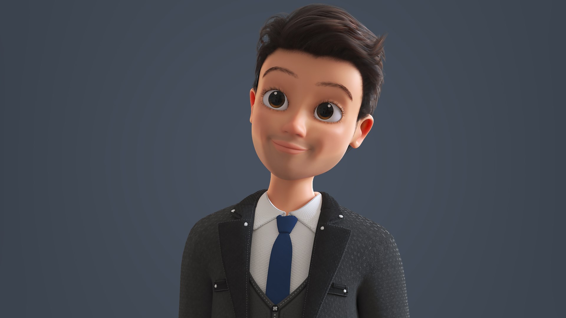 3D Model CARTOON FATHER 3 - RIGGED MAN - Blender Verison - TurboSquid ...