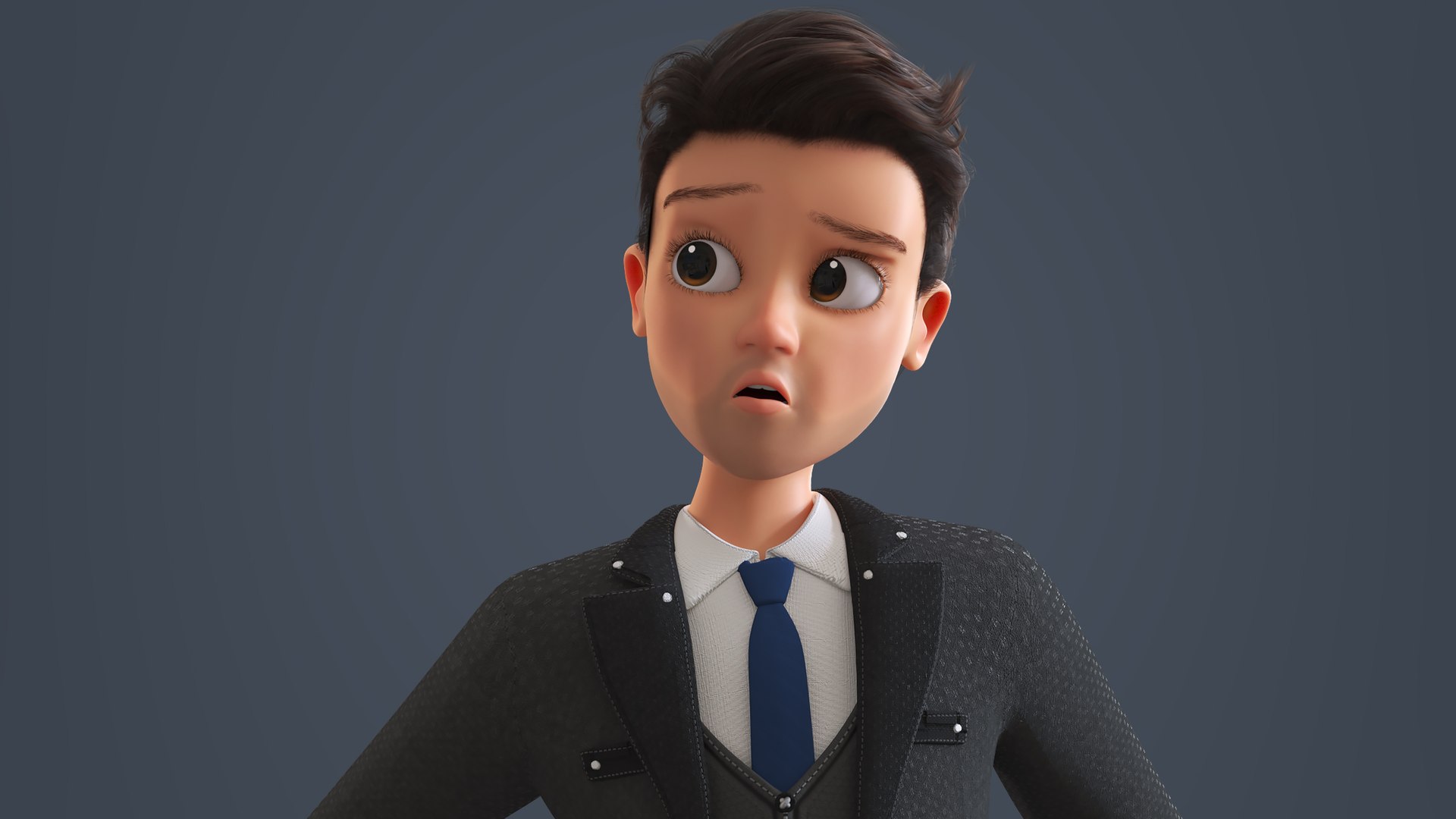 3D Model CARTOON FATHER 3 - RIGGED MAN - Blender Verison - TurboSquid ...