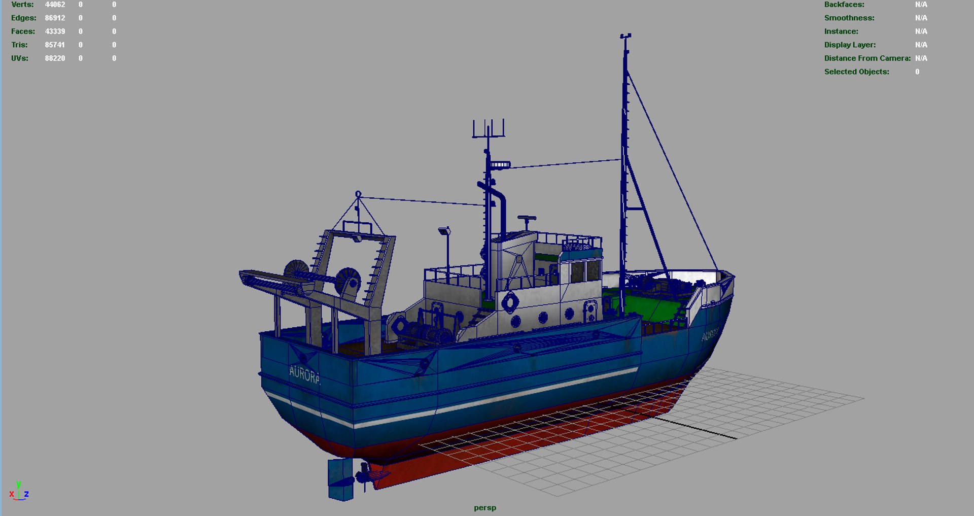 3D Fish Boat - TurboSquid 1336622