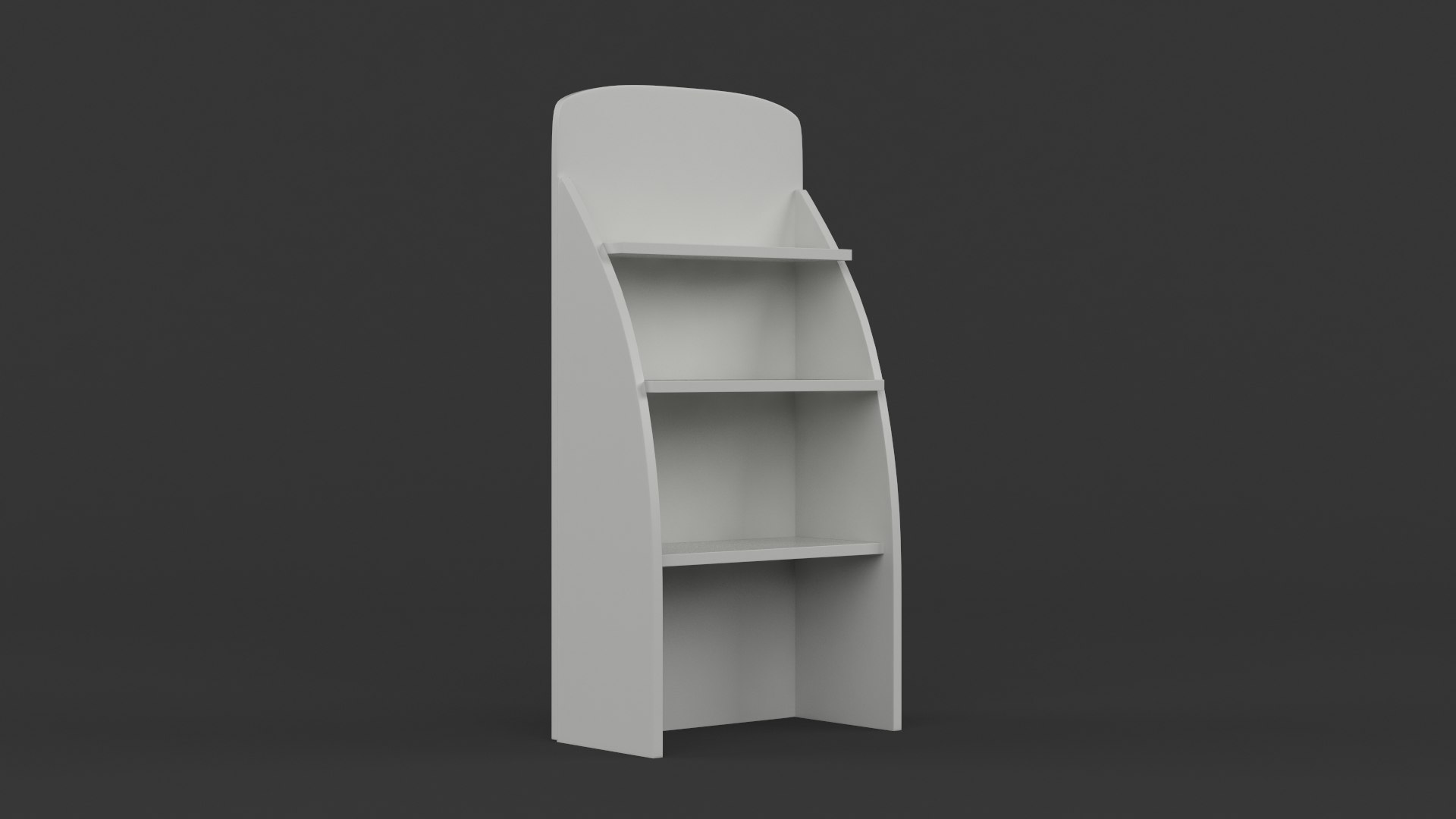 3D Empty Retail Shelves Model - TurboSquid 1802567