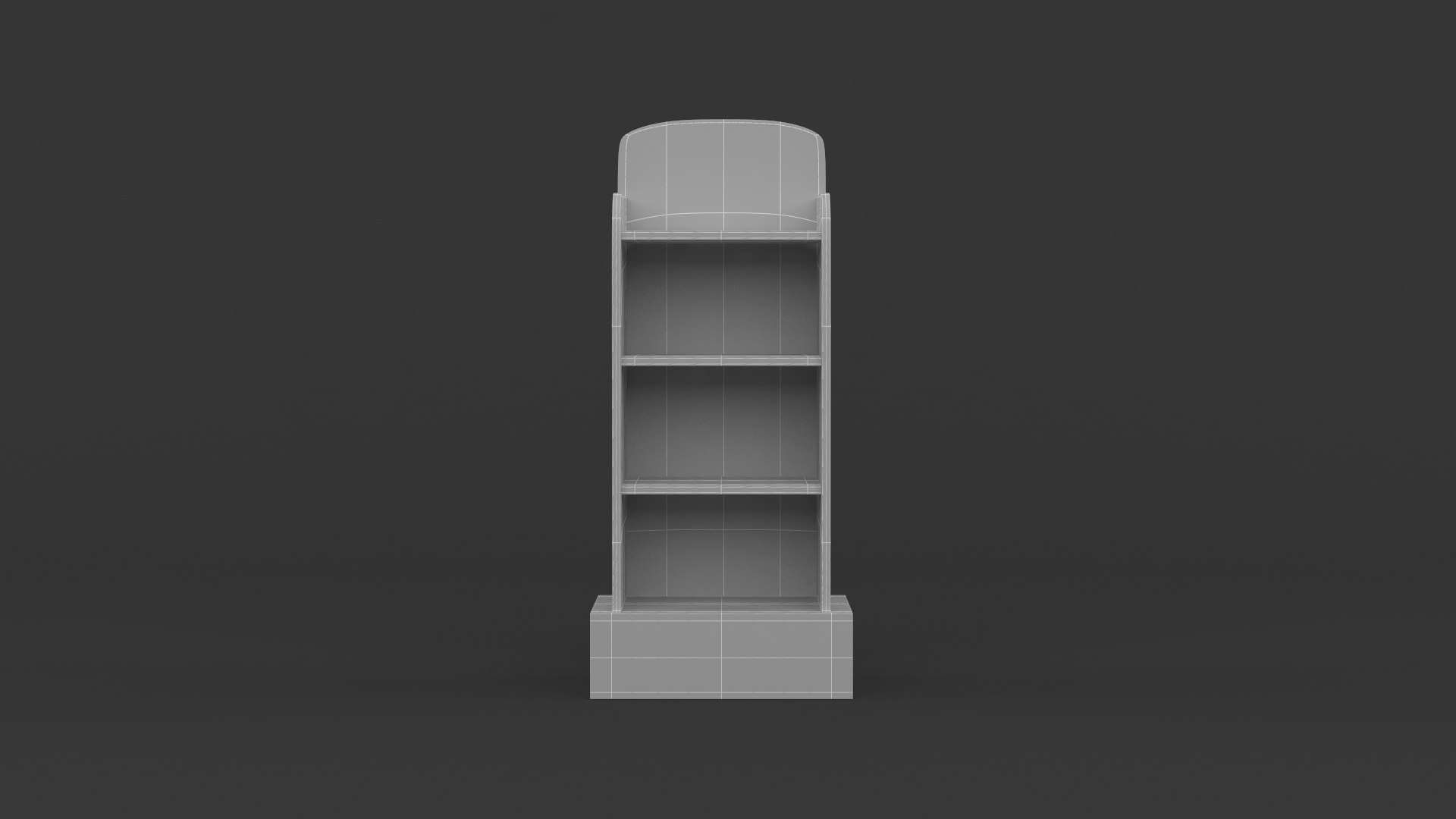 3D Empty Retail Shelves Model - TurboSquid 1802567