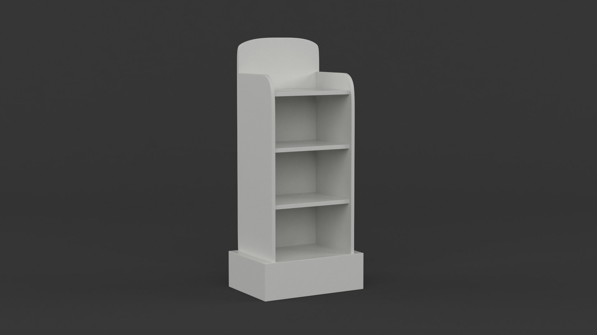 3D Empty Retail Shelves Model - TurboSquid 1802567