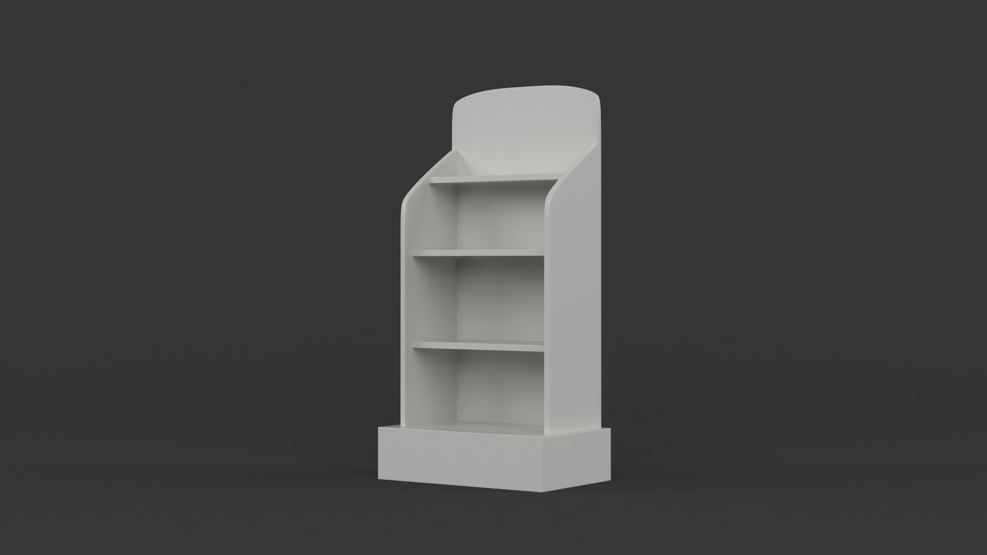 3D Empty Retail Shelves Model - TurboSquid 1802567