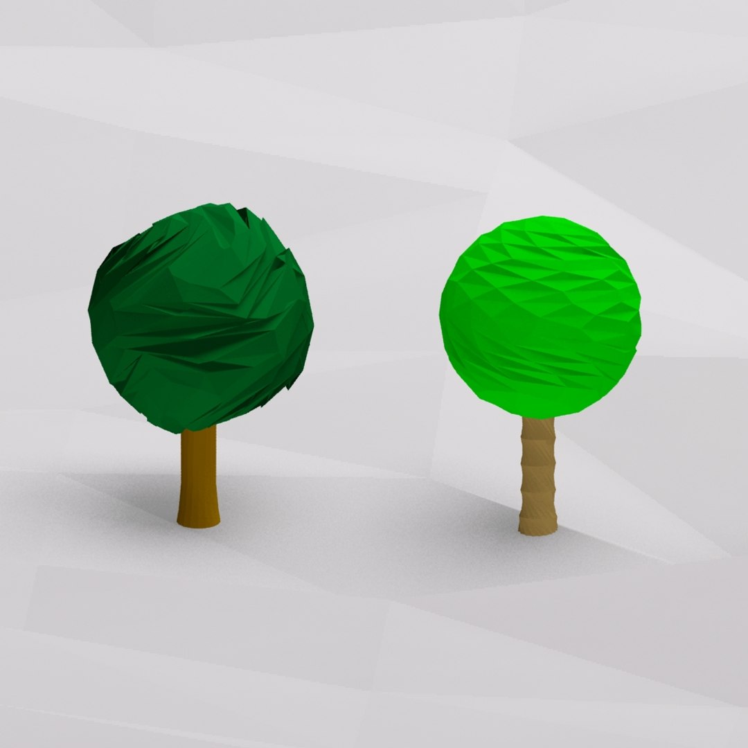 Cartoon Trees 3d Max