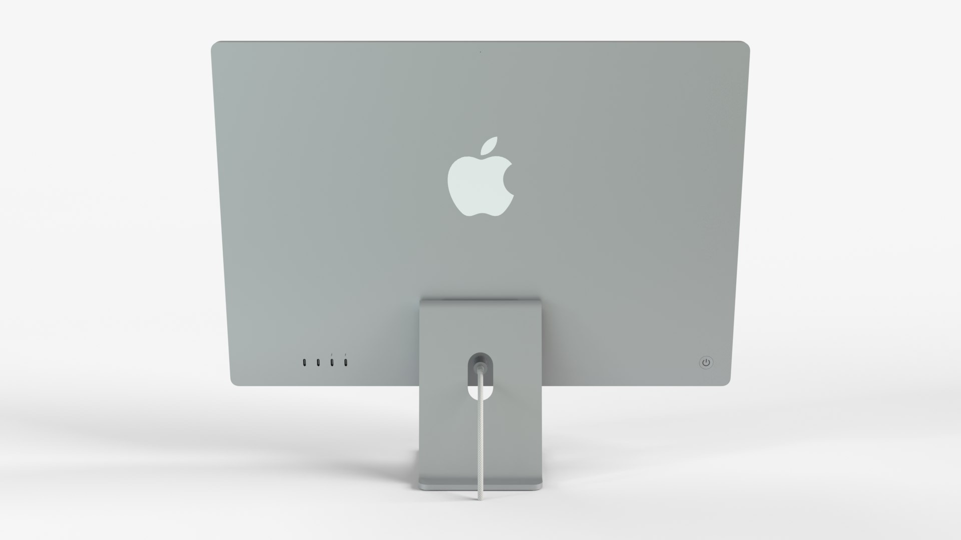 Apple IMac Silver With Keyboard Mouse And Trackpad 3D Model ...