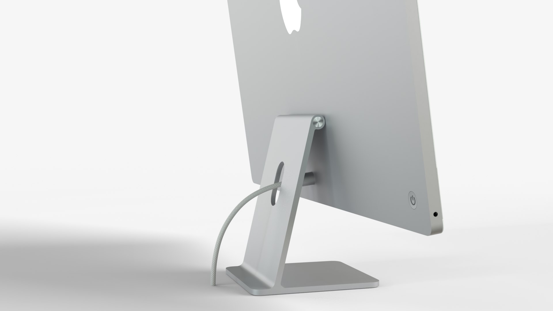 Apple IMac Silver With Keyboard Mouse And Trackpad 3D Model ...