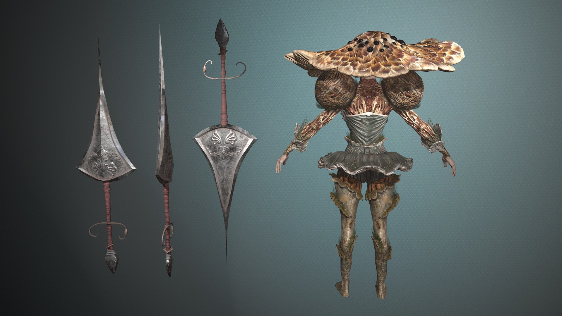 Mushroom Knight 3D Model - TurboSquid 2073319