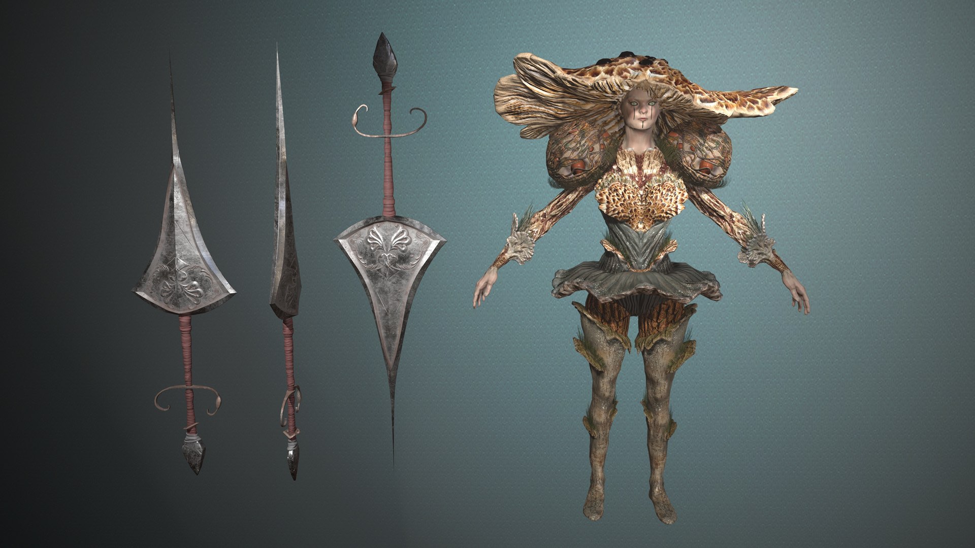 Mushroom Knight 3D Model - TurboSquid 2073319