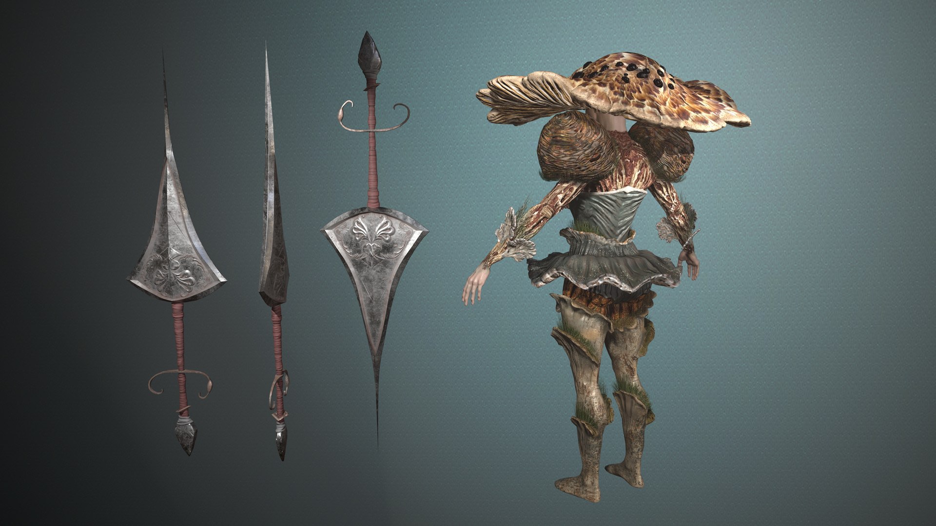 Mushroom Knight 3D Model - TurboSquid 2073319