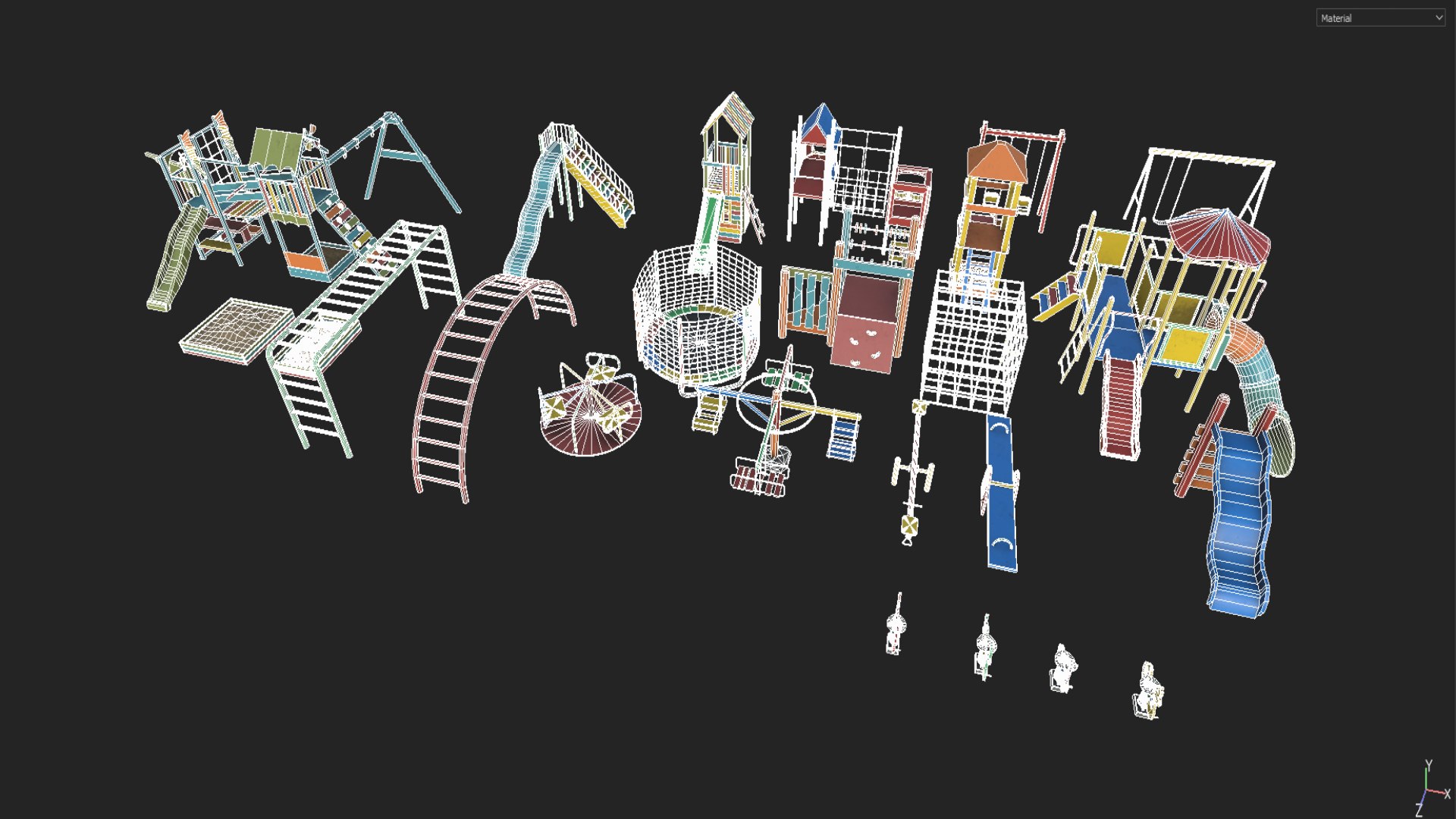 Playground Props Pack 3D model - TurboSquid 2103822