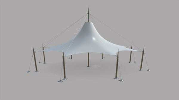 modelo 3d Estructura extensible cónica - TurboSquid 2254784