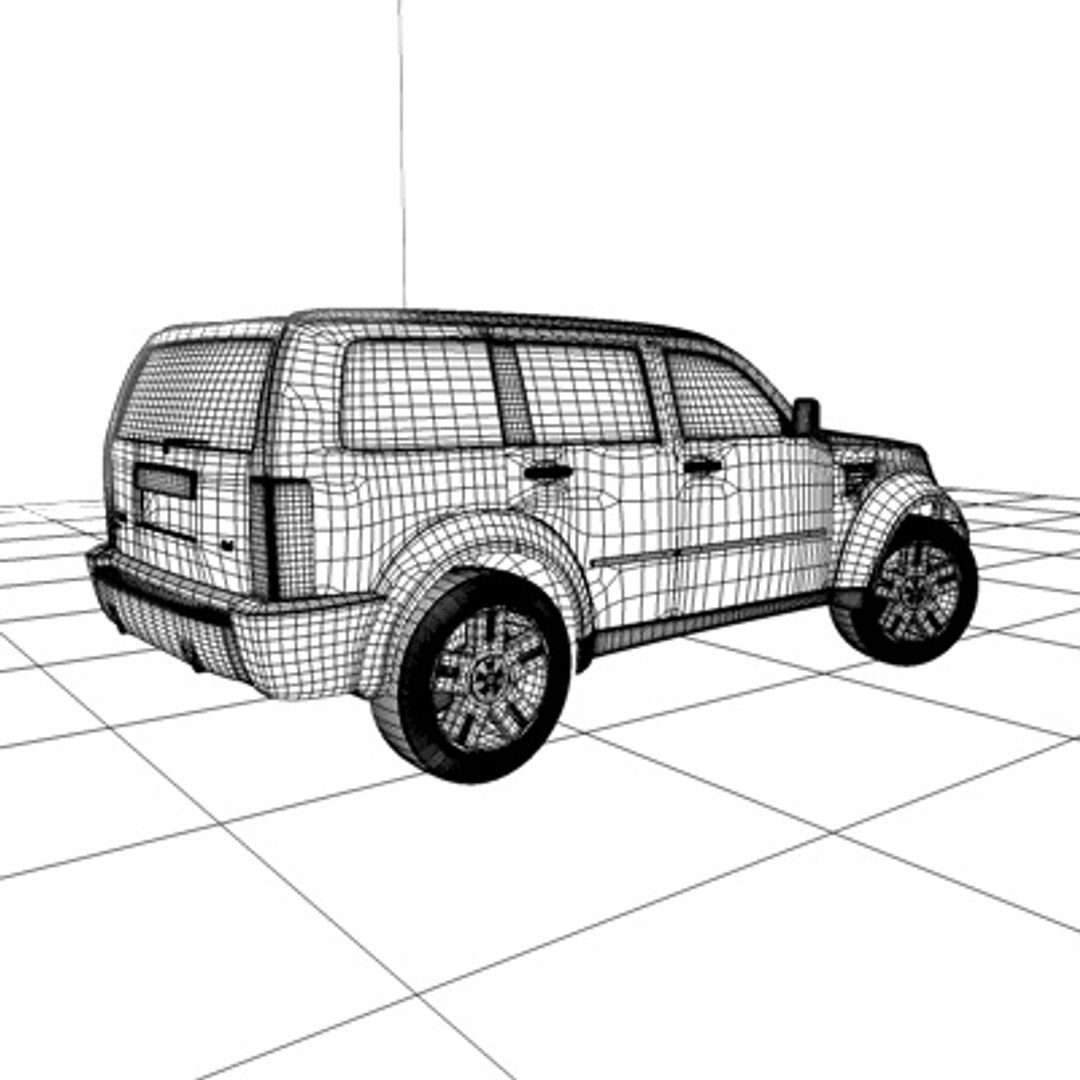 3d Model Suv Dodge Nitro