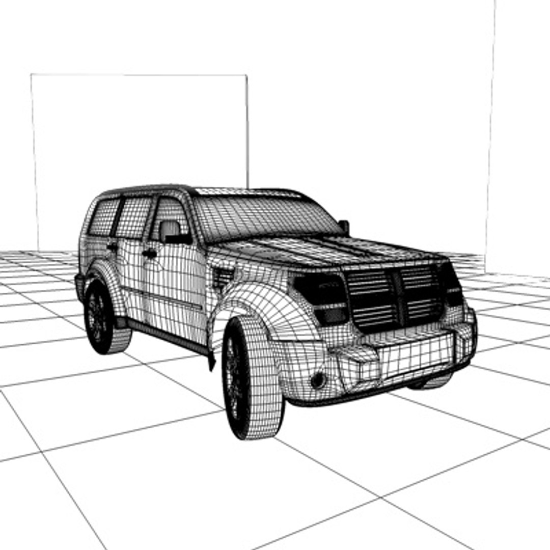 3d Model Suv Dodge Nitro