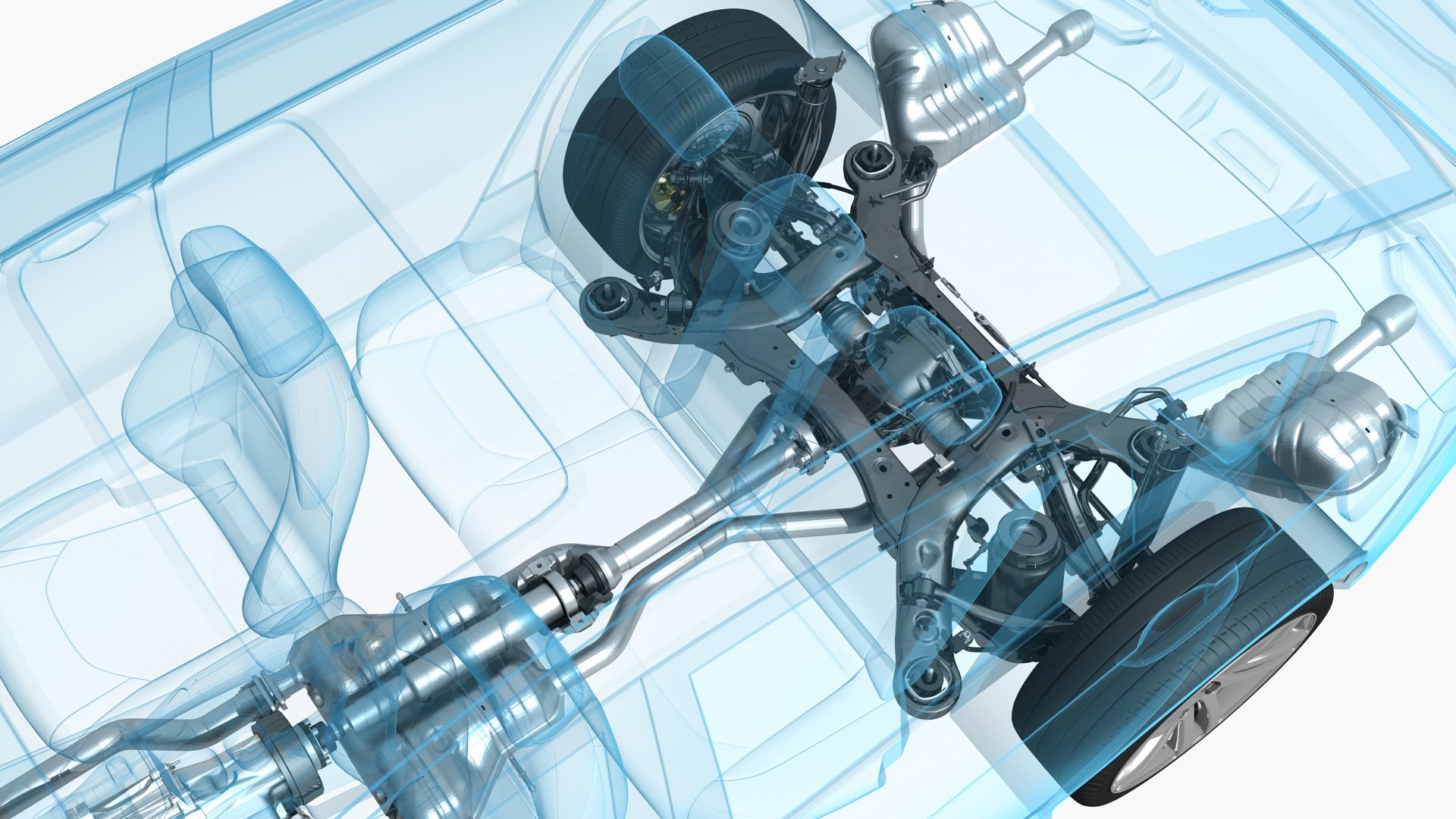 Car Chassis X-Ray 3D model - TurboSquid 2049891