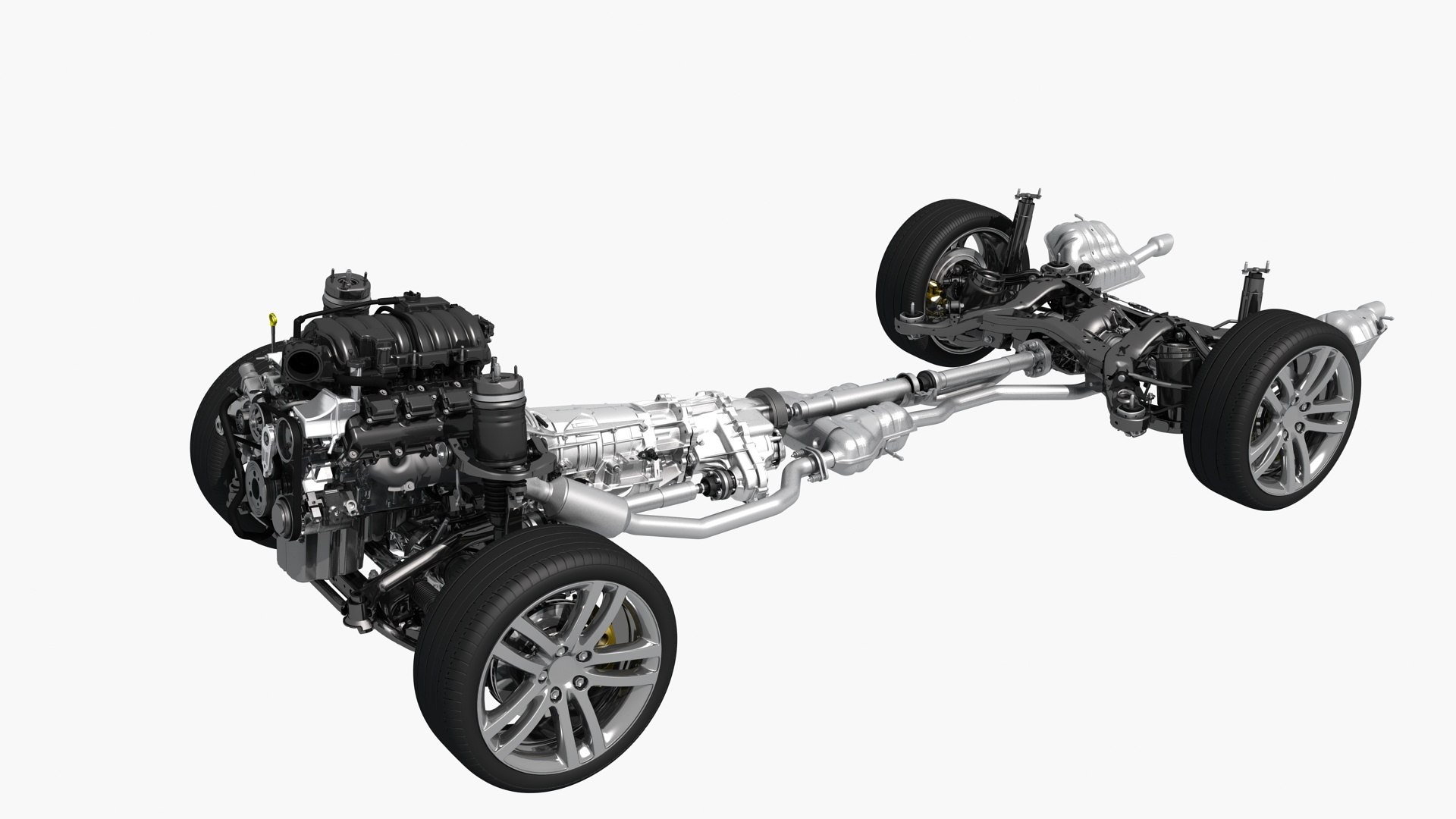 Car Chassis X-Ray 3D model - TurboSquid 2049891