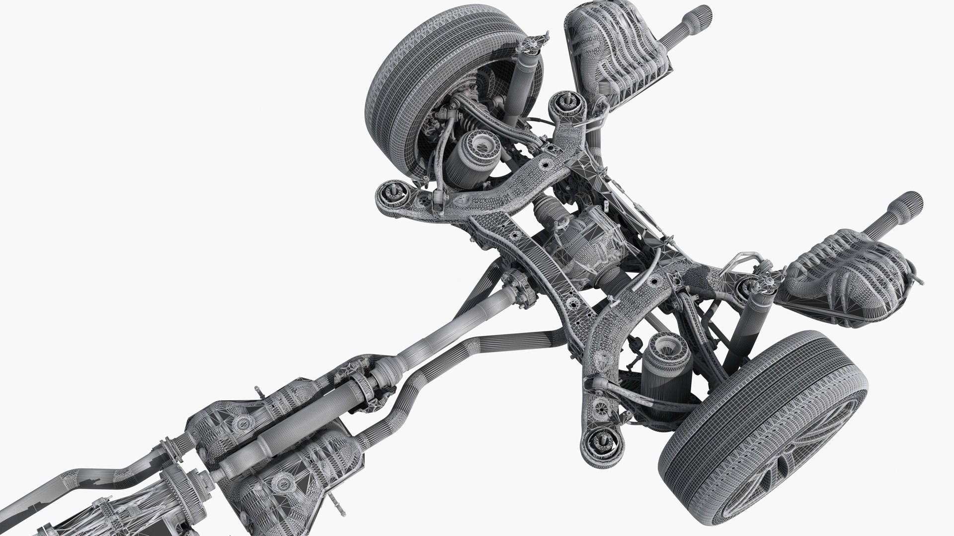 Car Chassis X-Ray 3D model - TurboSquid 2049891