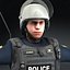 3d set rigged police