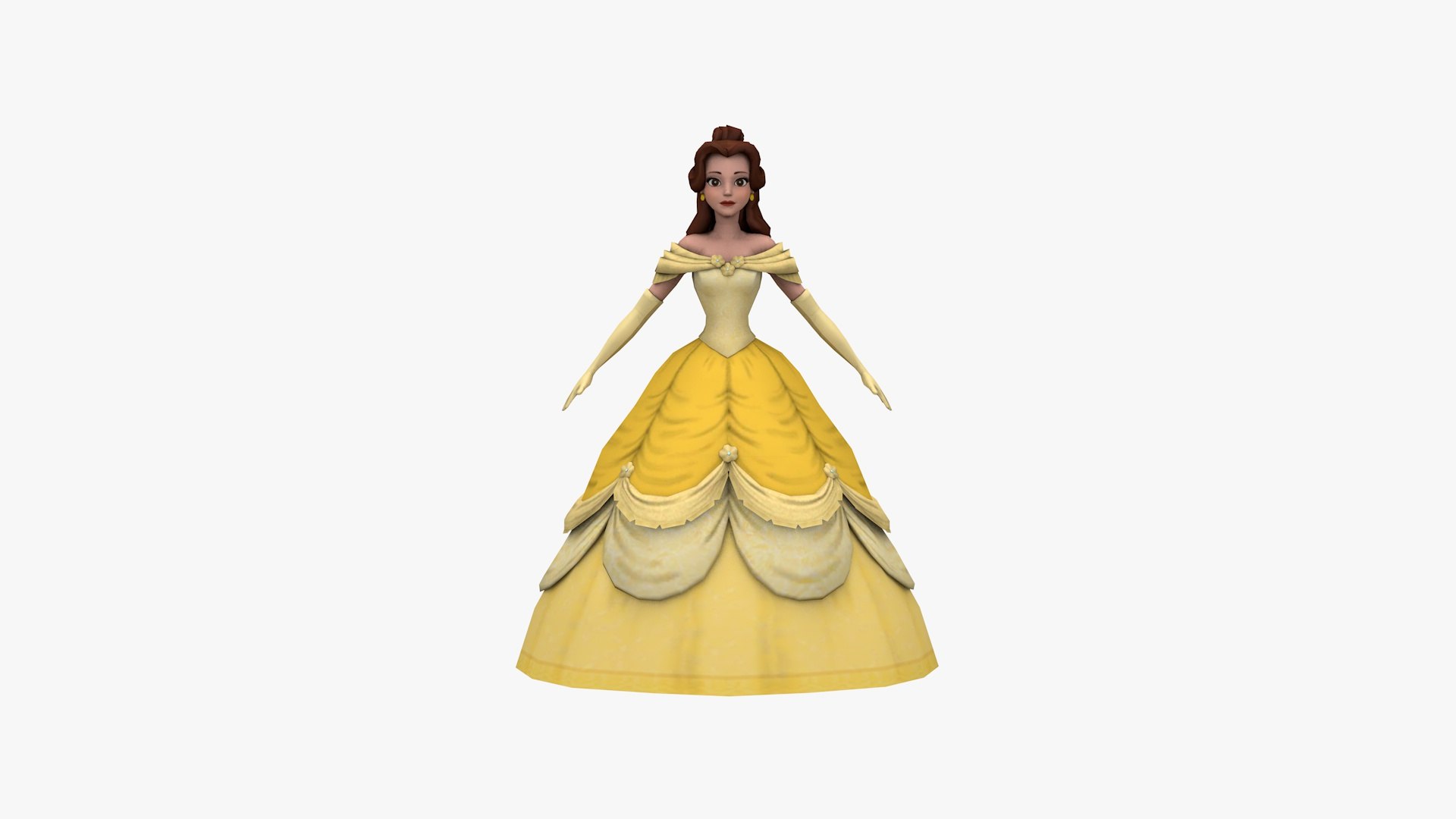 Belle Princess 3D Model - TurboSquid 1844730