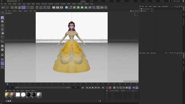 Bela princesa Modelo 3D - TurboSquid 1844730