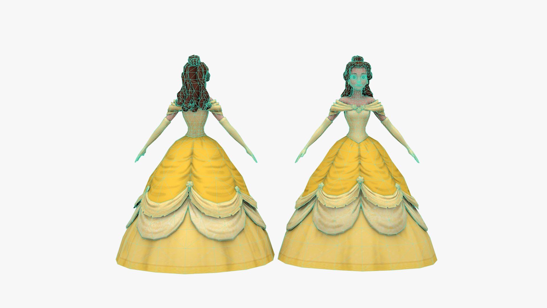 Belle Princess 3D Model - TurboSquid 1844730
