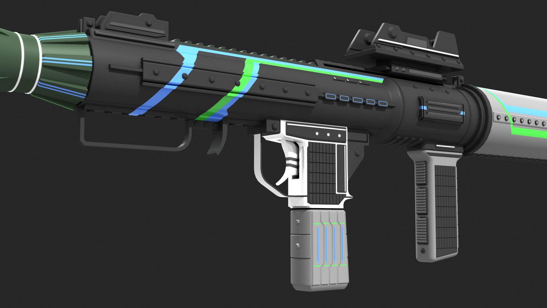 3D RPG-7 Impact Concept Missile Launcher - TurboSquid 2006078
