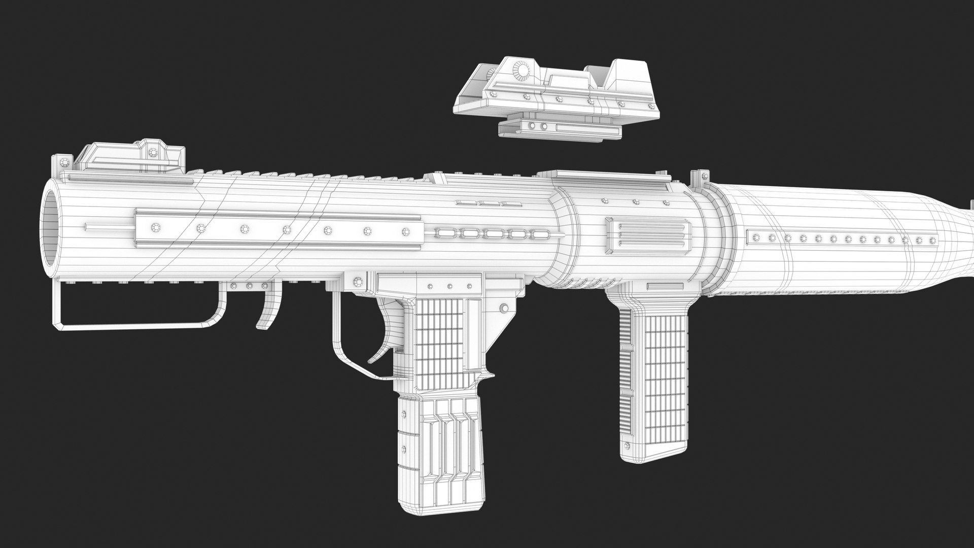 3D RPG-7 Impact Concept Missile Launcher - TurboSquid 2006078