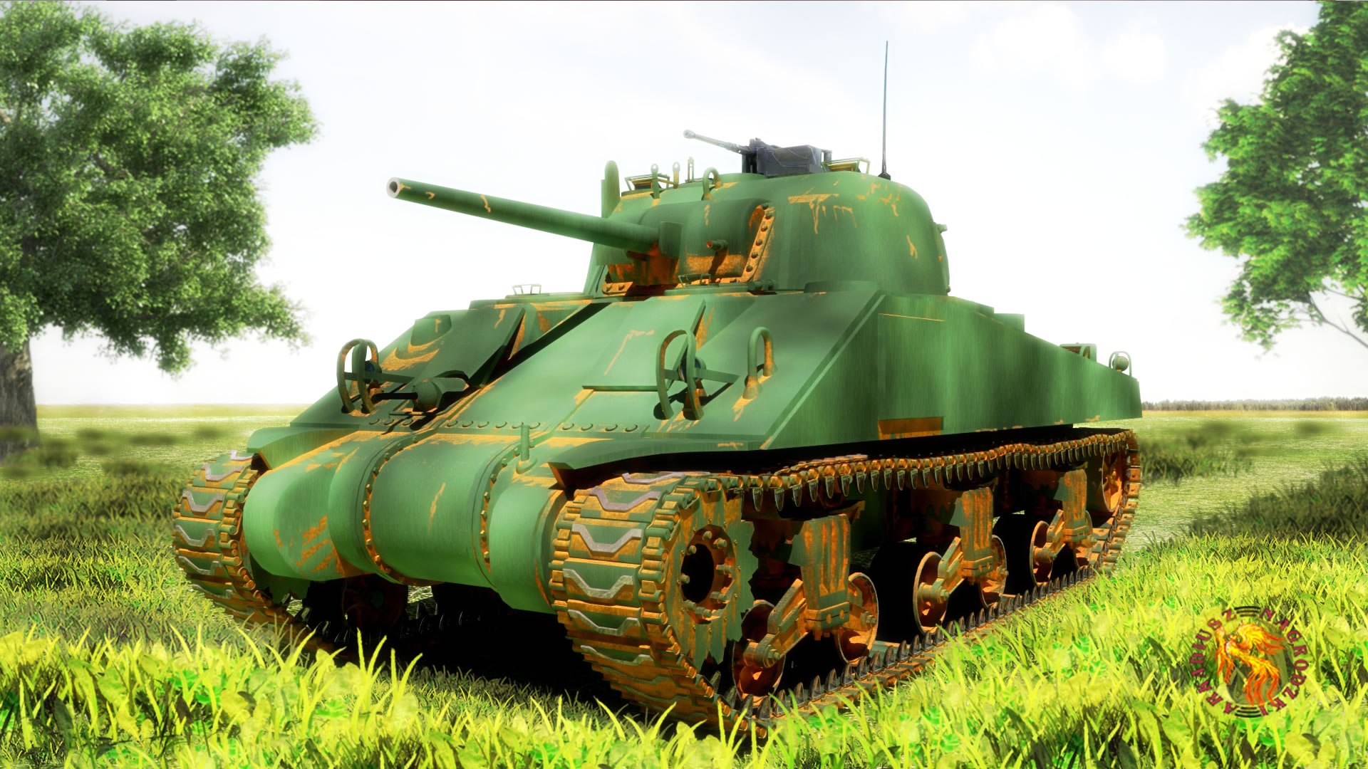 Sherman M4 Hp Model - TurboSquid 1273920