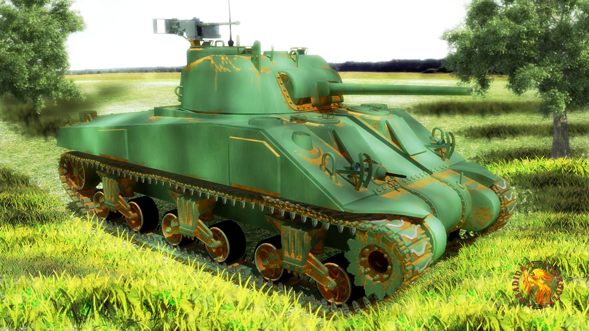 Sherman M4 Hp Model - TurboSquid 1273920