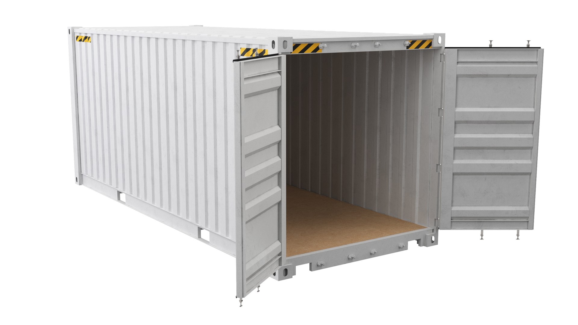 20ft Open Shipping Container Model - TurboSquid 2017520