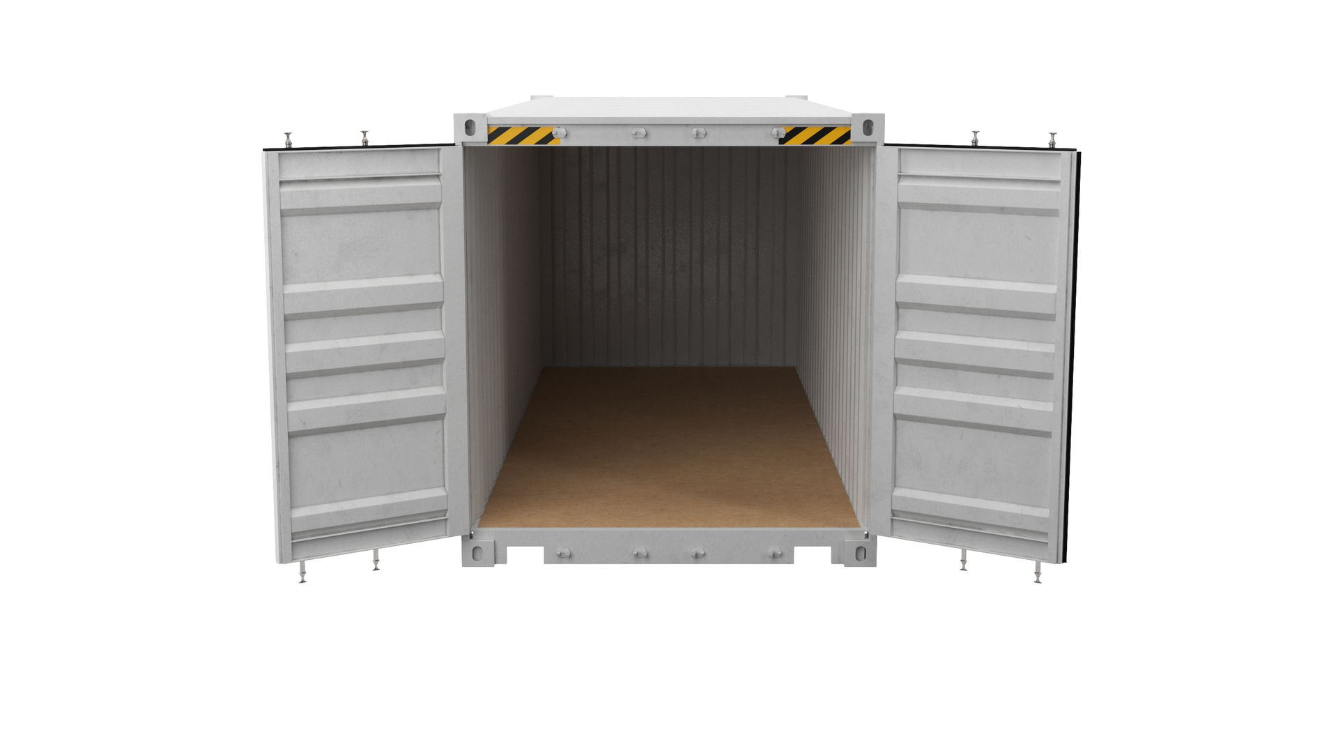 20ft Open Shipping Container Model - TurboSquid 2017520