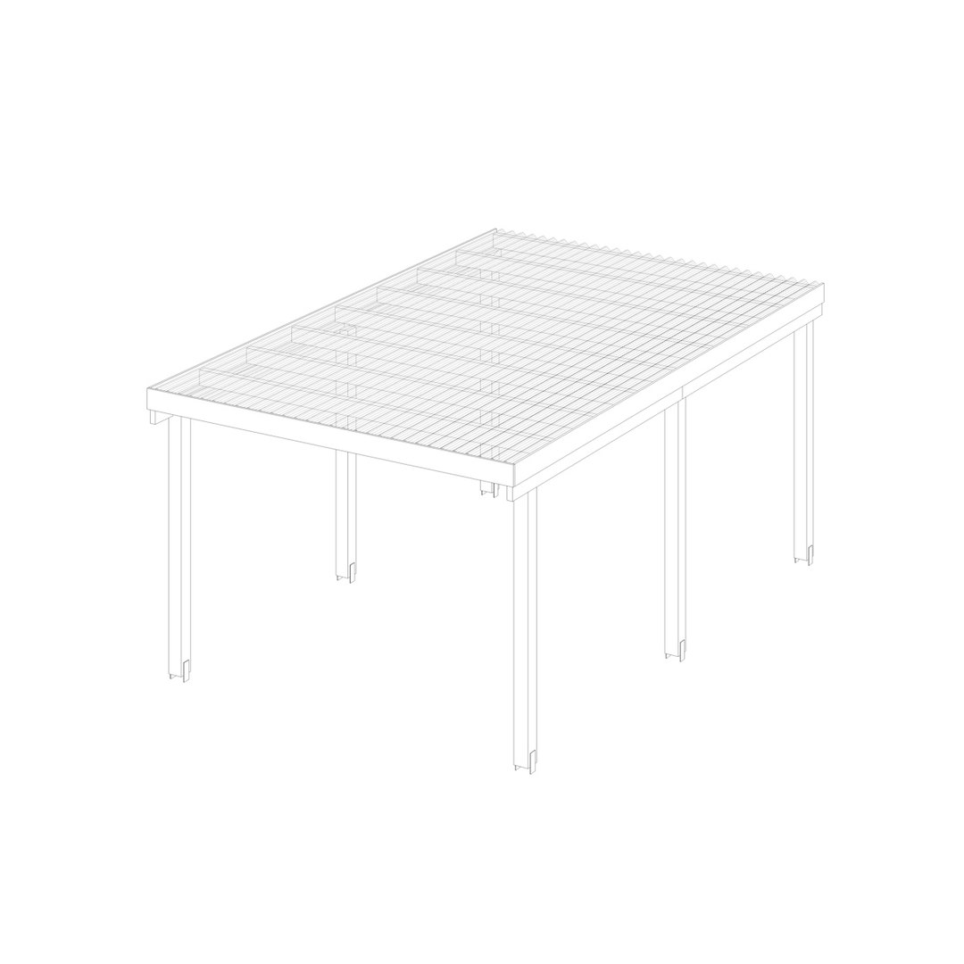 Carports - Paneled Wood 3D - TurboSquid 1475352