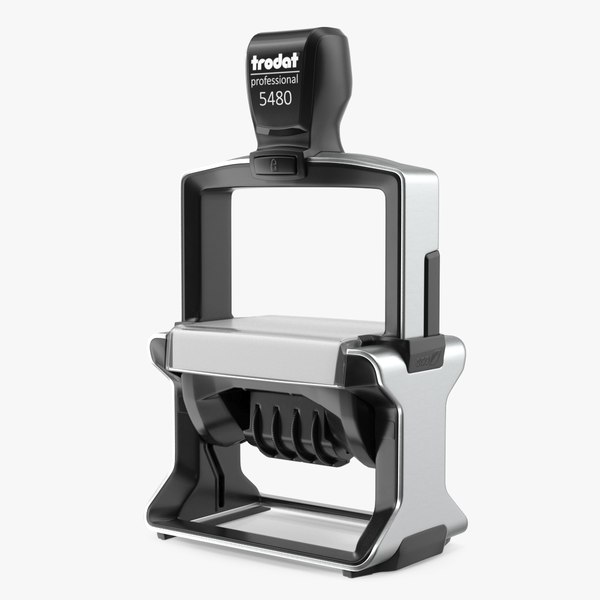 3D model Trodat Professional 5480 Self Inking Date Stamp - TurboSquid ...
