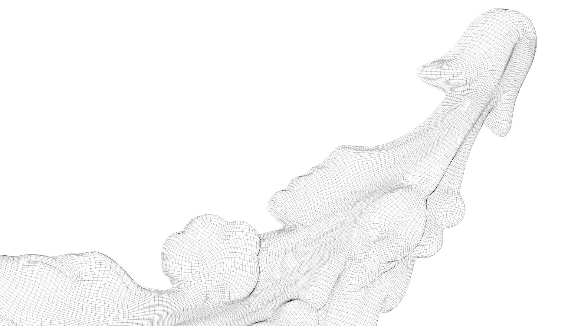 Plaster Decorative Bow DS282 3D Model - TurboSquid 2385544