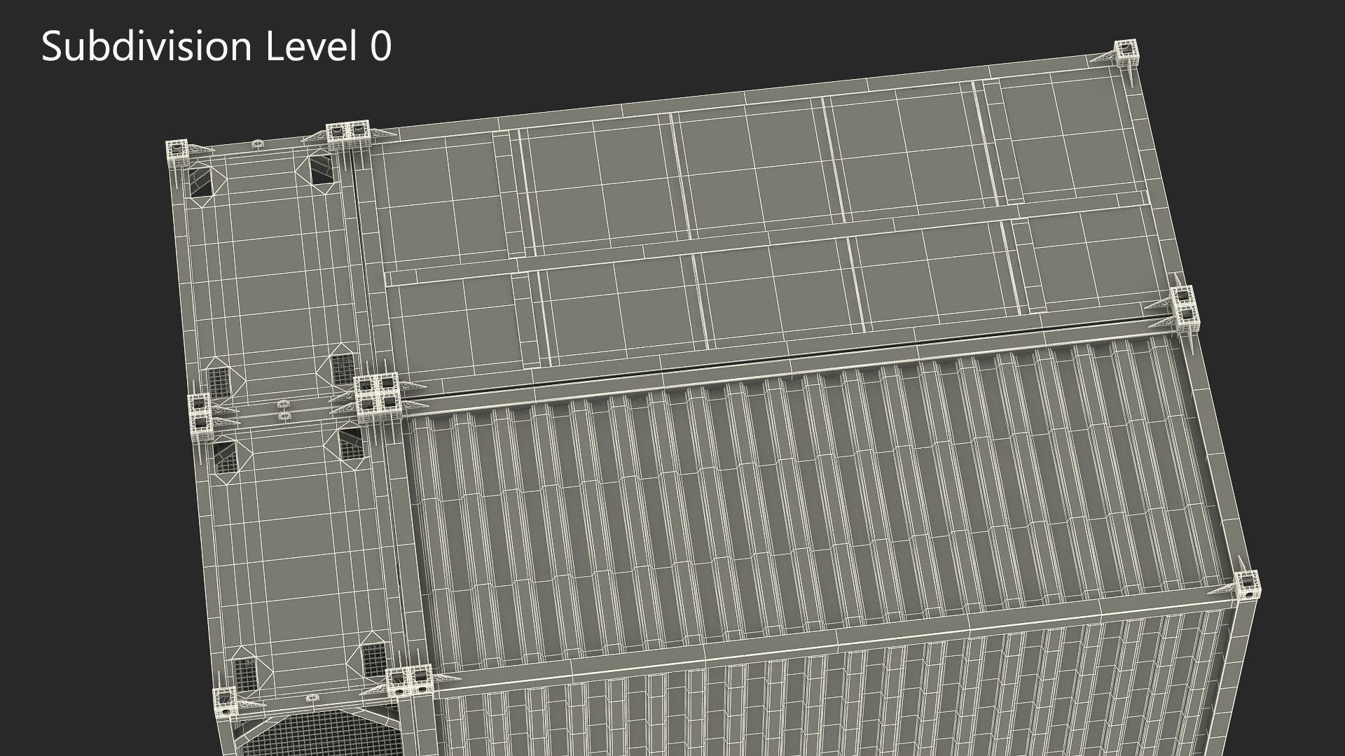 Multi-Tier Container Scaffold Structure White 3D - TurboSquid 2433492