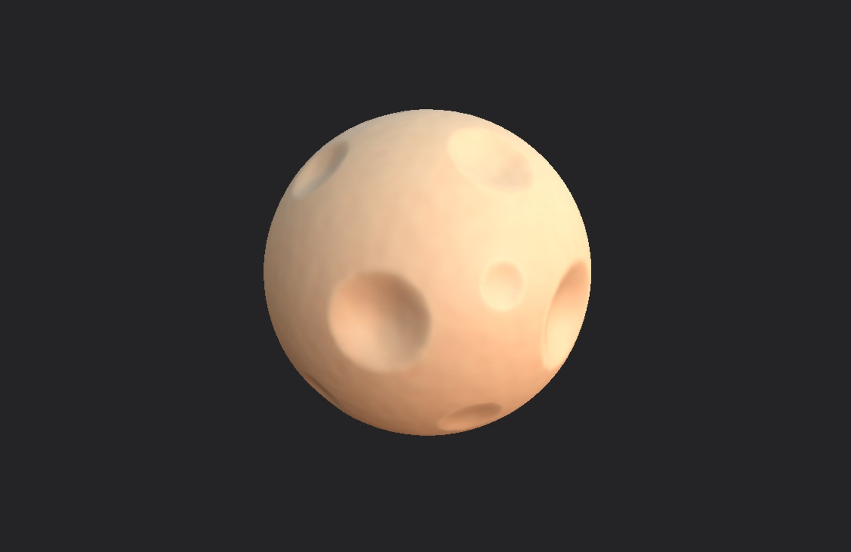 Moon Cartoon Model - TurboSquid 1640764