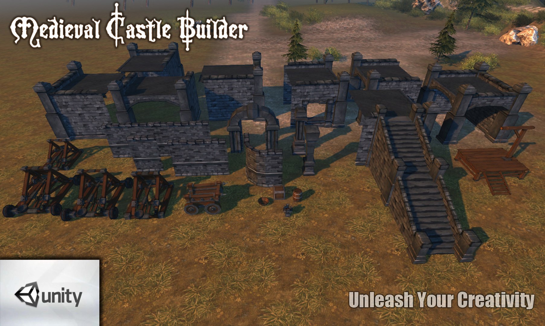 3d Model Medieval Castle Builder Games