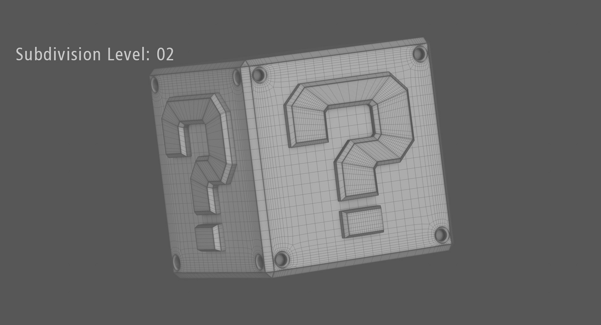 3D Model Yellow Question Block Super Mario - TurboSquid 1374380