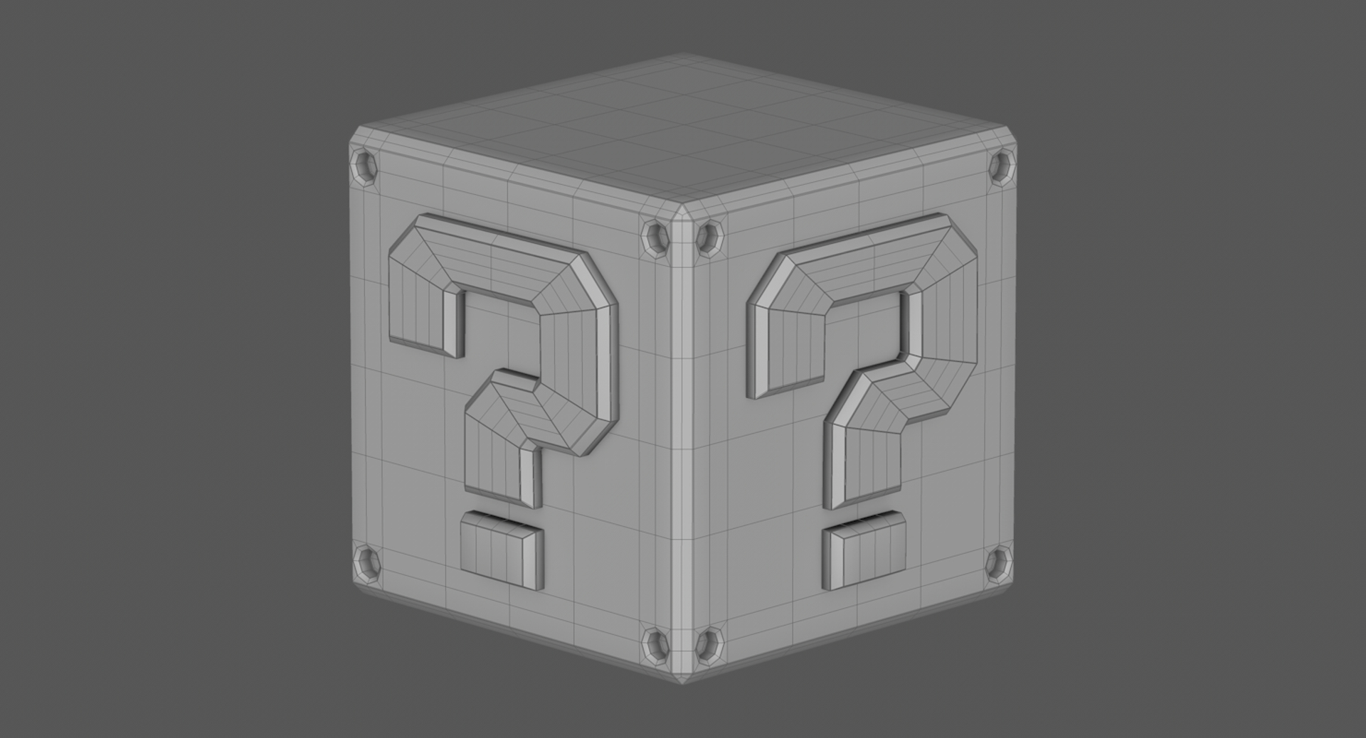 3D Model Yellow Question Block Super Mario - TurboSquid 1374380