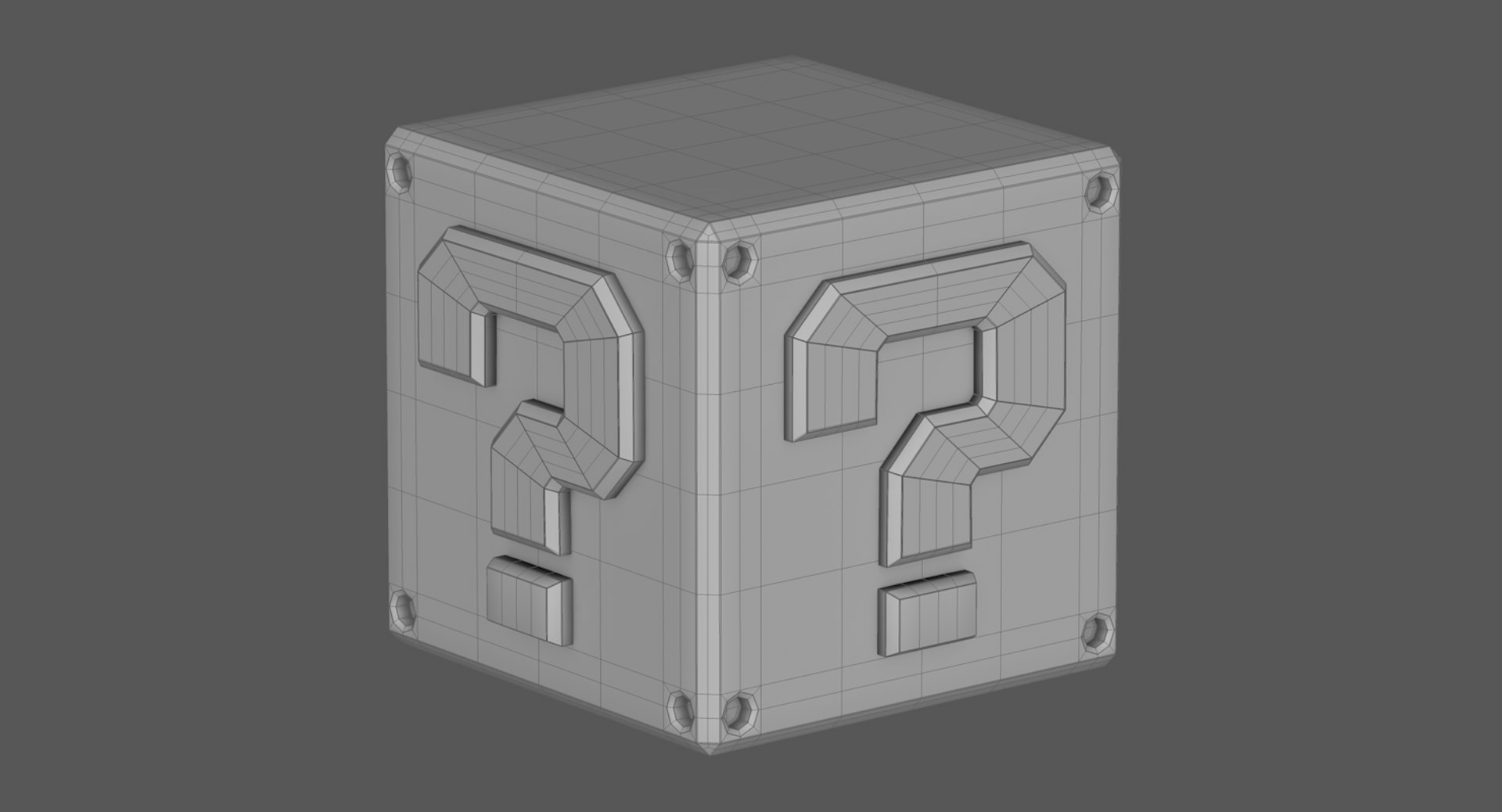 3D Model Yellow Question Block Super Mario - TurboSquid 1374380