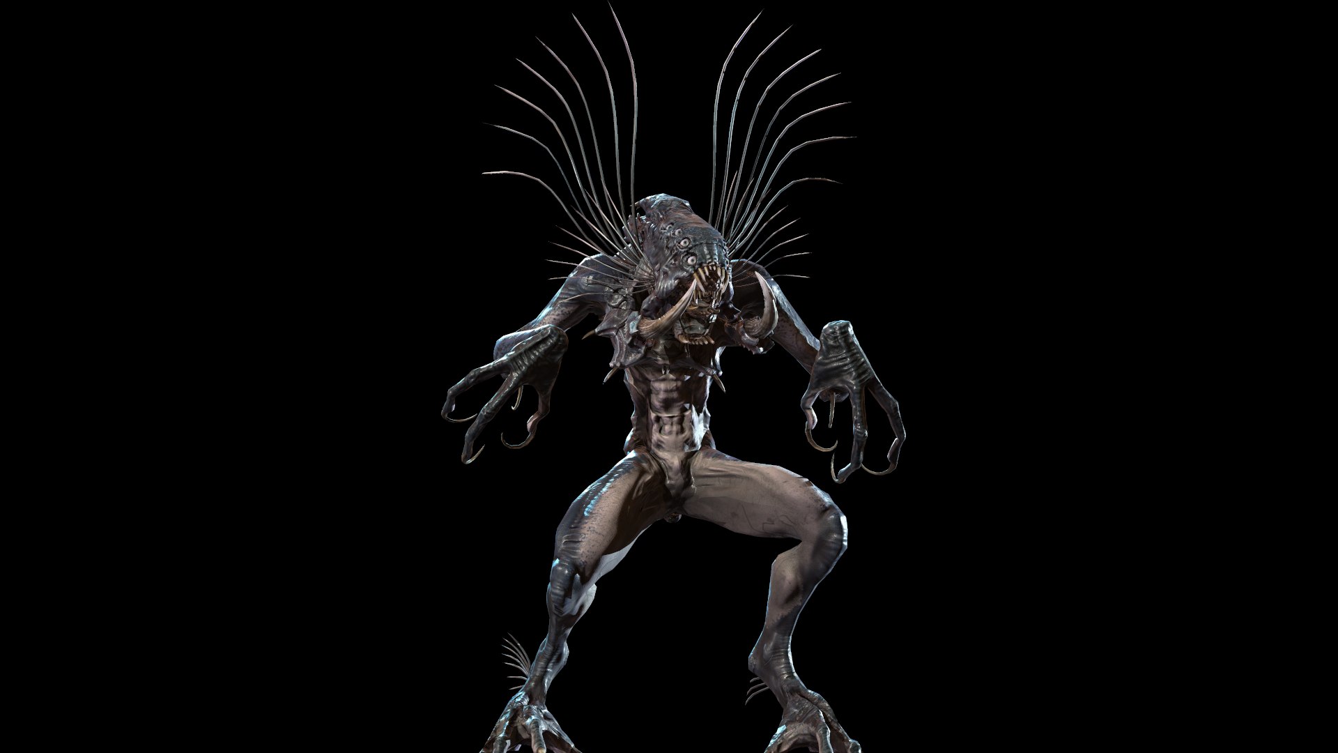 Character Swamp Monster 3D - TurboSquid 1608914