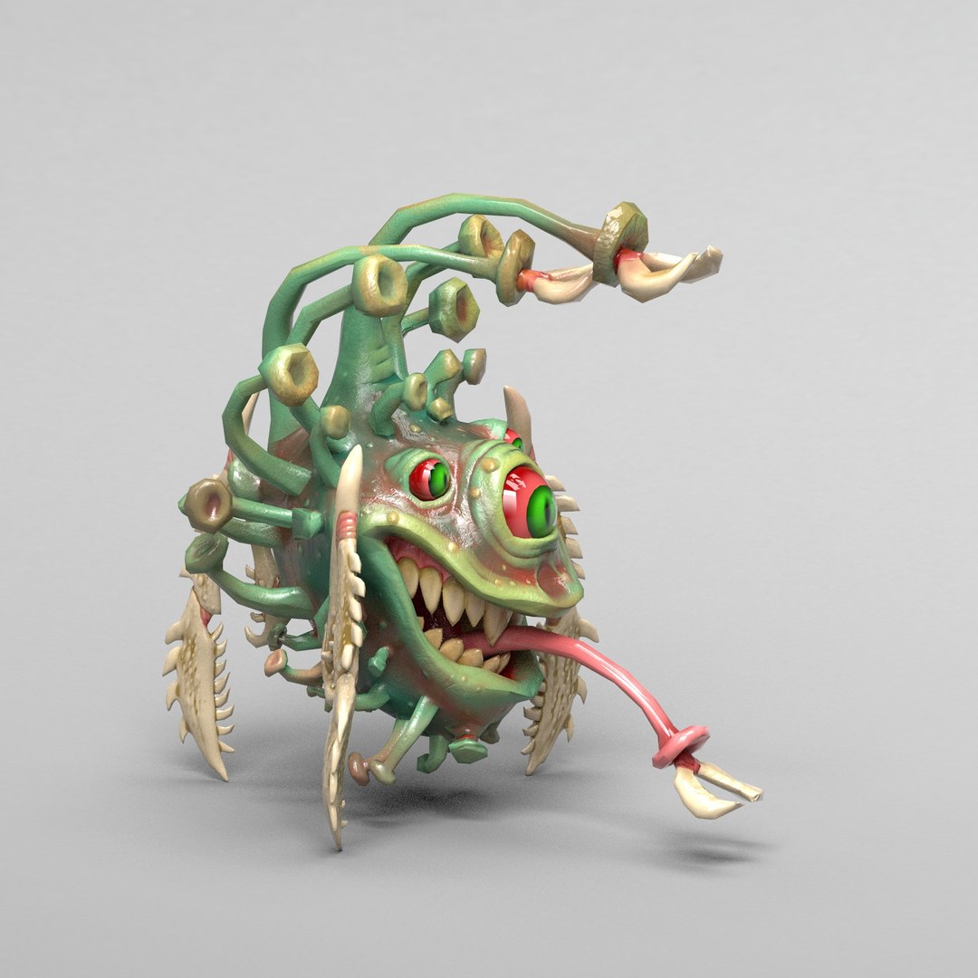 3D Covid Monster Model - TurboSquid 1695417